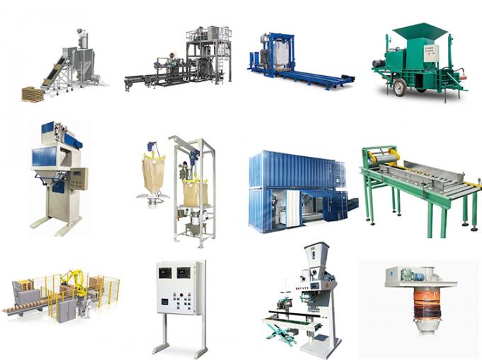 Big Bulk Jumbo Bag Unloading Station System Raw Material Loading Machine